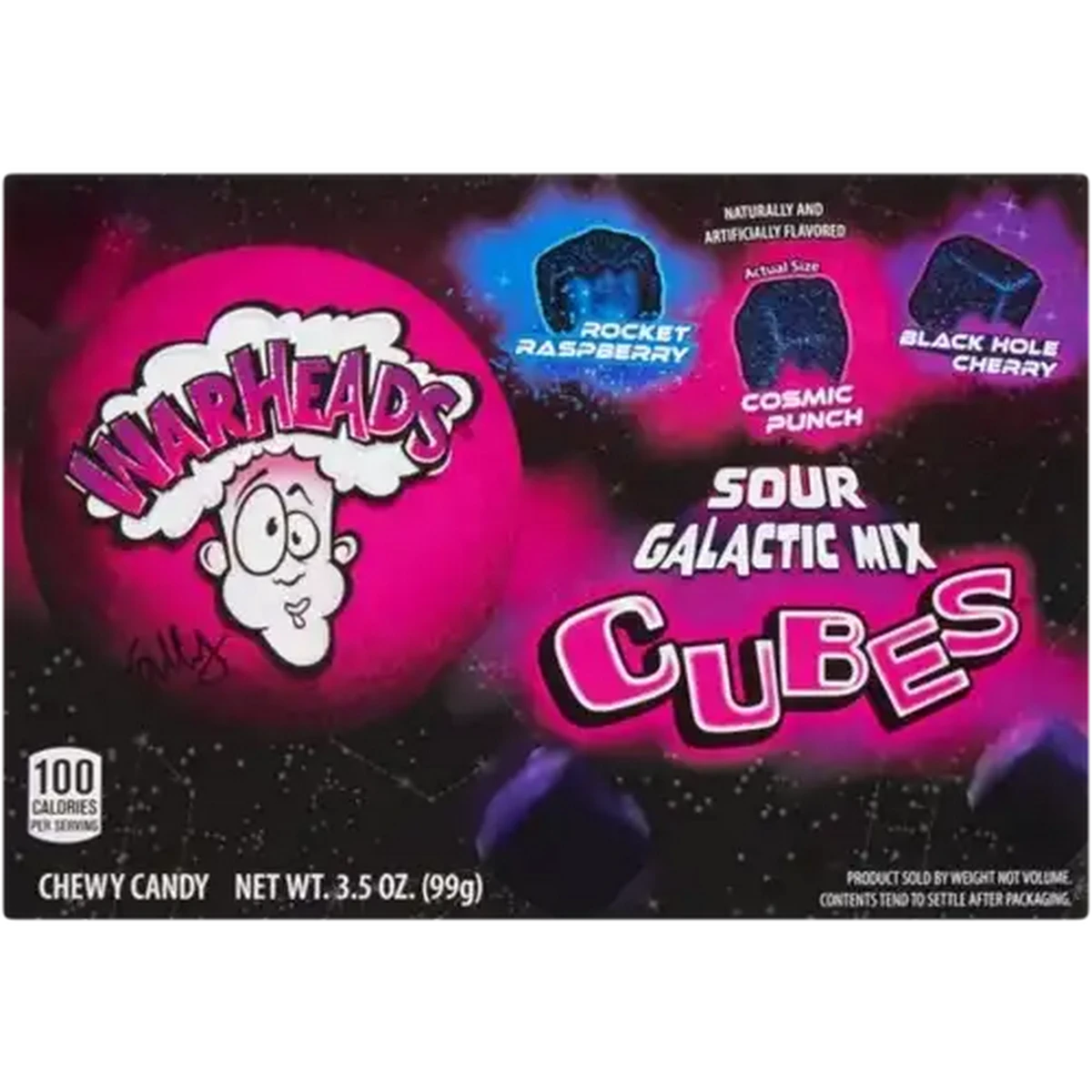 Checkers Sixty60 | Warheads Cubes Sour Galactic Mix Chewy Candy 99g