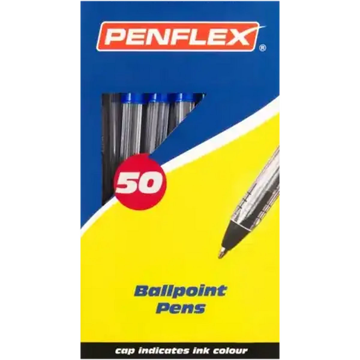 Checkers Sixty60 | Penflex Blue Ballpoint Pens 50 Pack 1mm