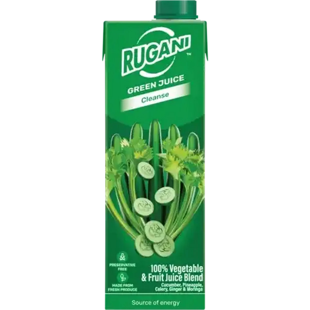 Checkers Sixty60 | Rugani Green Juice 100% Vegetable & Fruit Juice ...