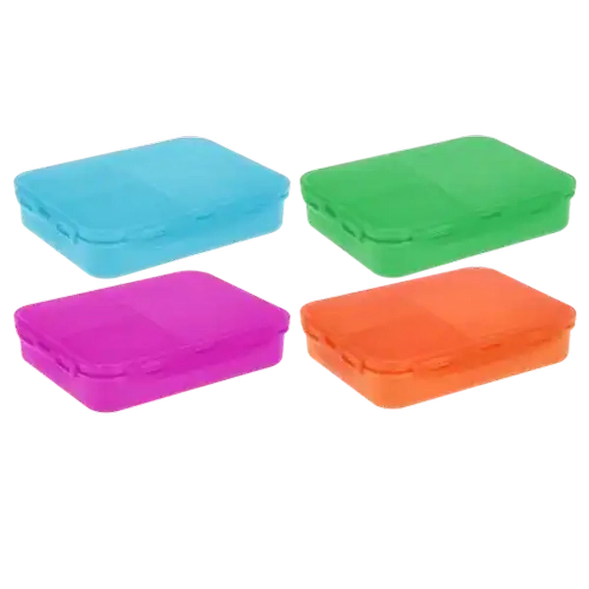 Checkers Sixty60 | Plastic Hinged Compartment Lunch Box (Colour May Vary)