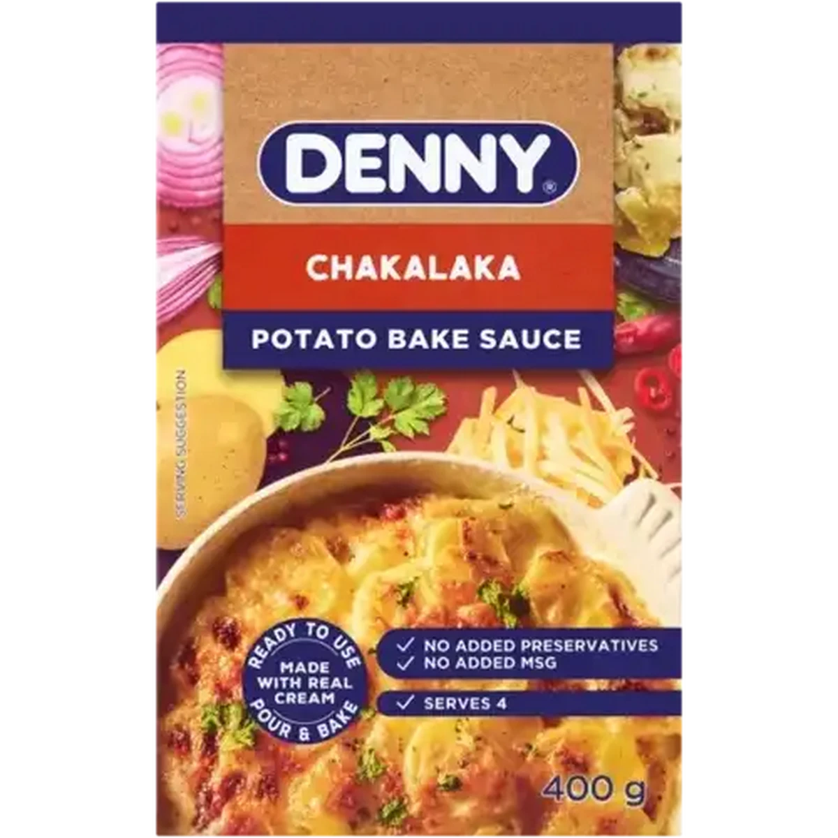 Checkers Sixty60 | DENNY Chakalaka Potato Bake Sauce 400g