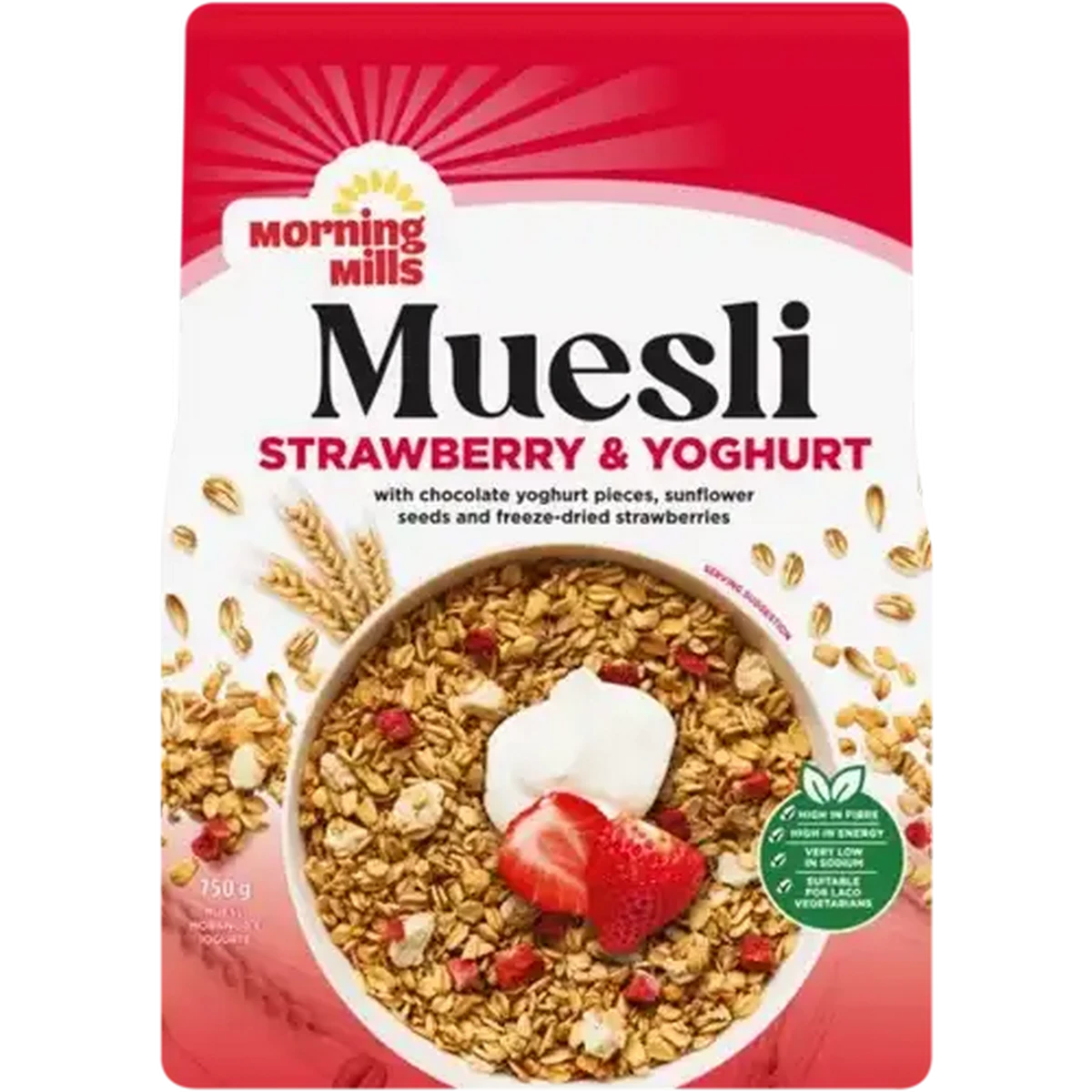 Checkers Sixty60 | Morning Mills Strawberry & Yoghurt Muesli 750g