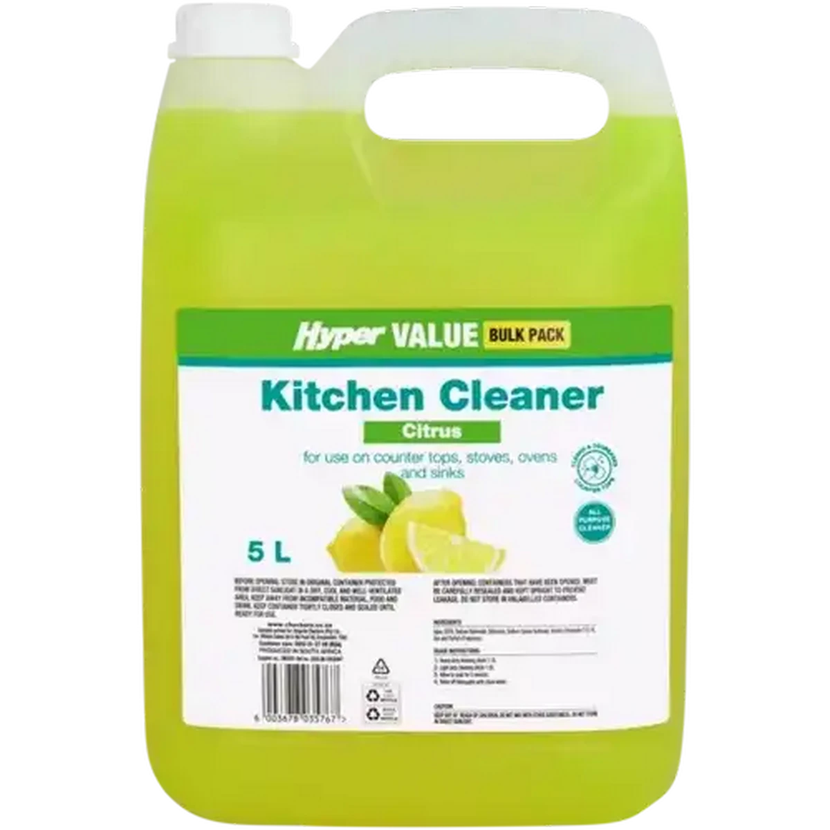 Checkers Sixty60 | Hyper Value Citrus Kitchen Cleaner 5L