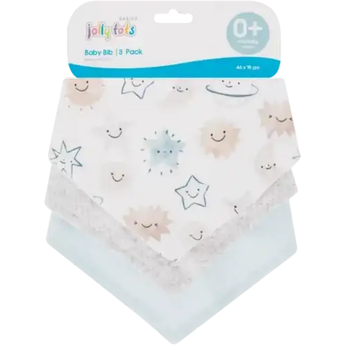 Checkers Sixty60 | Jolly Tots Basics Baby Bandana Bibs 3 Pack (Print ...