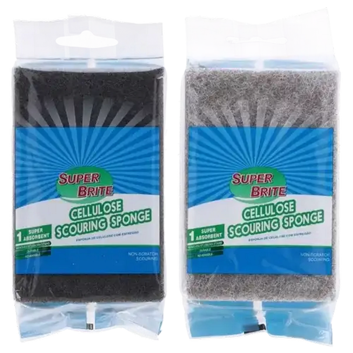 Checkers Sixty60 | Super Brite Cellulose Scouring Sponge (Colour May Vary)