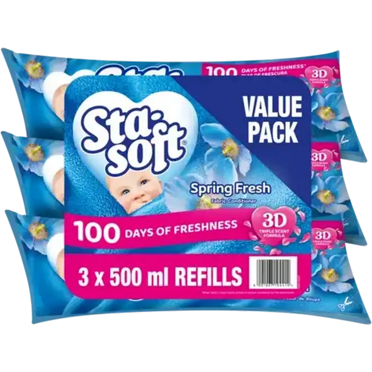 Checkers Sixty60 | Sta-soft Spring Fresh Fabric Conditioner Refill 3 x ...