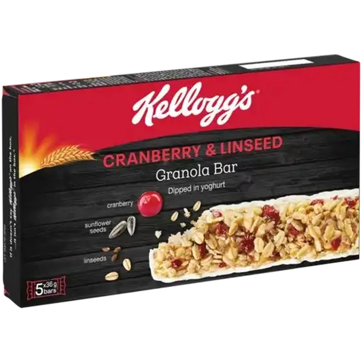 Checkers Sixty60 | Kellogg's Cranberry & Linseed Granola Bar 5 x 36g