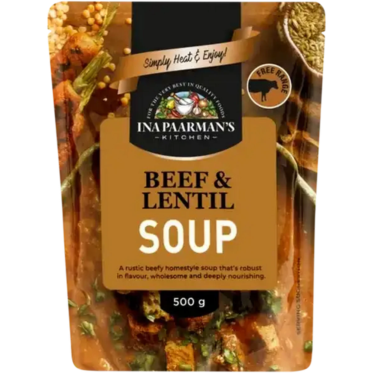 Checkers Sixty60 | Ina Paarman's Kitchen Beef & Lentil Soup 500g