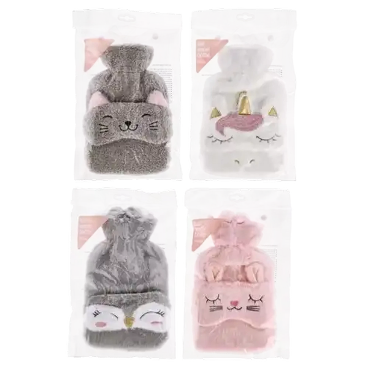 Checkers Sixty60 | Hot Water Bottle with Fur Eye Mask 750ml (Design May ...