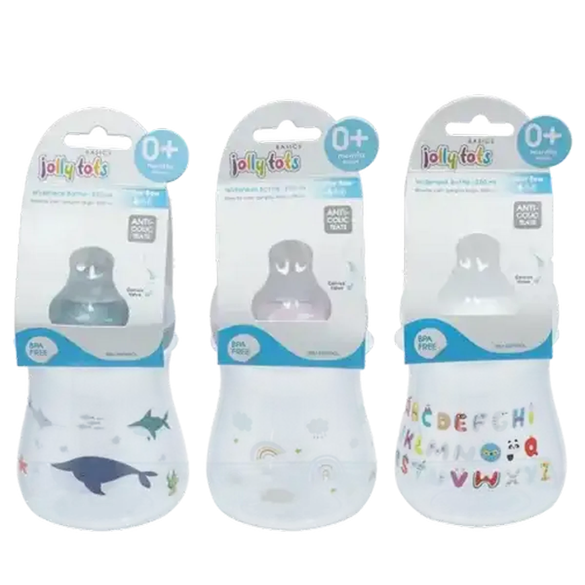 Checkers Sixty60 | Jolly Tots Pastel Wide Neck Bottle 0 Months + 250ml ...