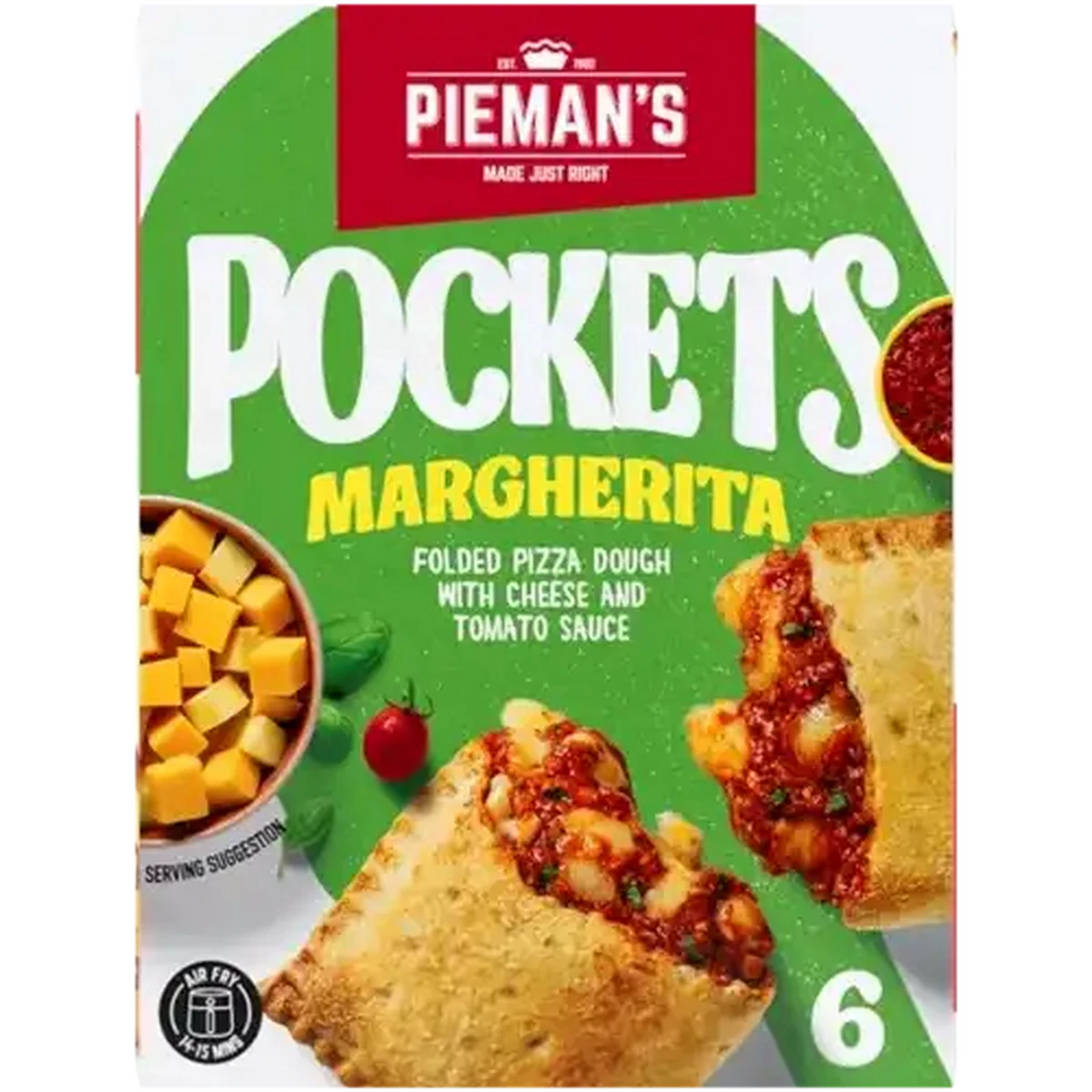 Checkers Sixty60 | PIEMAN'S Frozen Margherita Pizza Pockets 6 x 130g