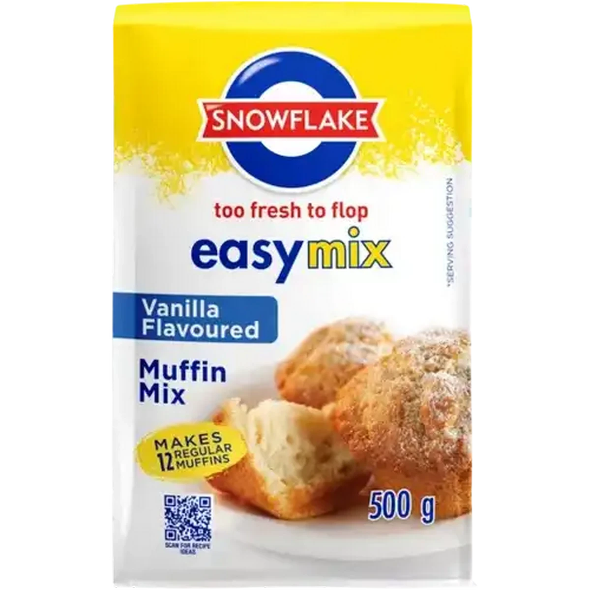 Checkers Sixty60 | Snowflake EasyMix Vanilla Flavoured Muffin Mix 500g