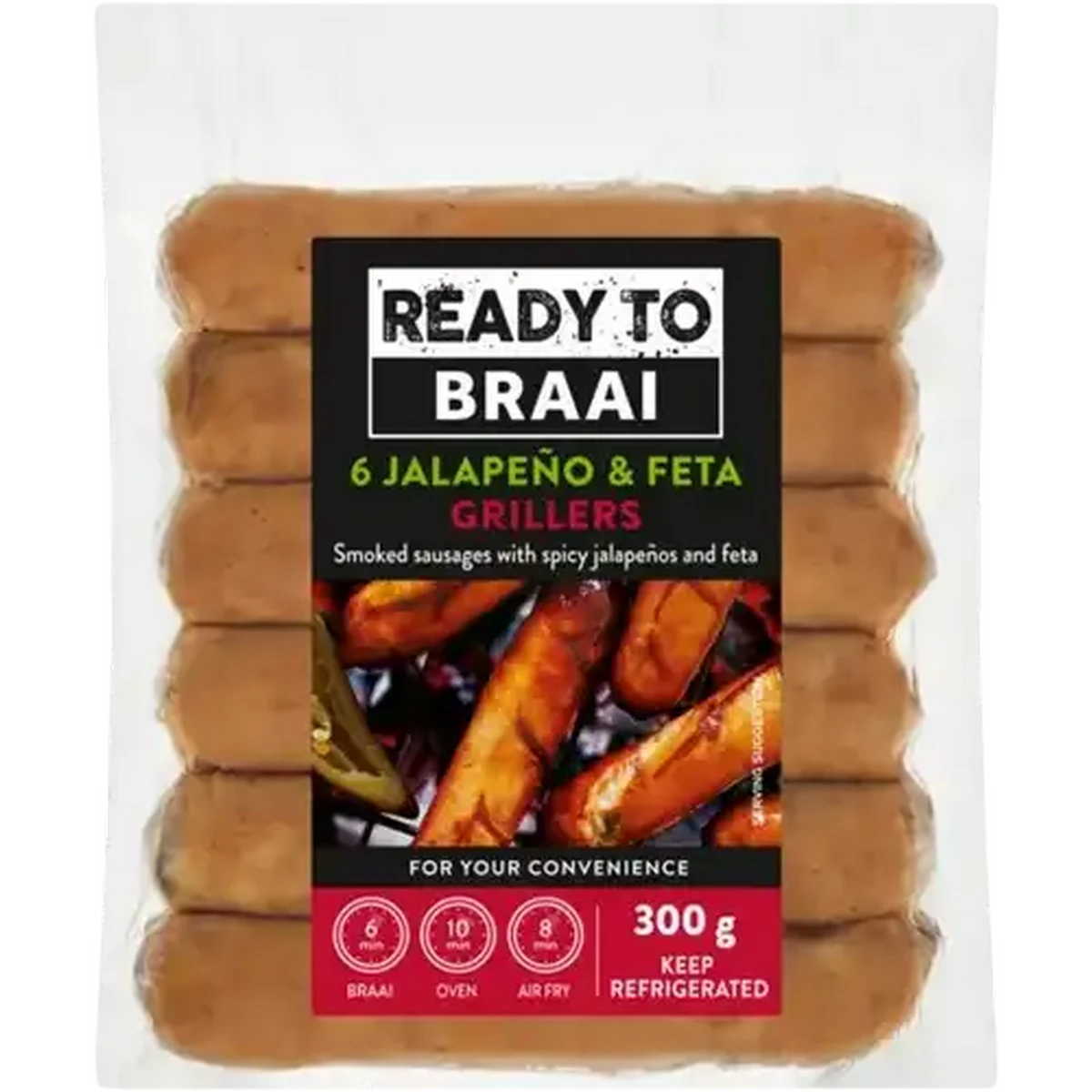Checkers Sixty60 | Ready To Braai Jalapeño and Feta Grillers 6 Pack
