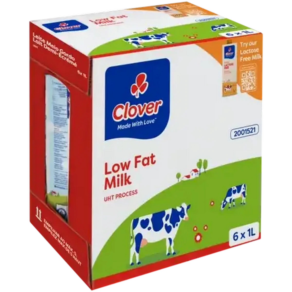 Checkers Sixty60 | Clover Long Life Low Fat Milk 6 x 1L