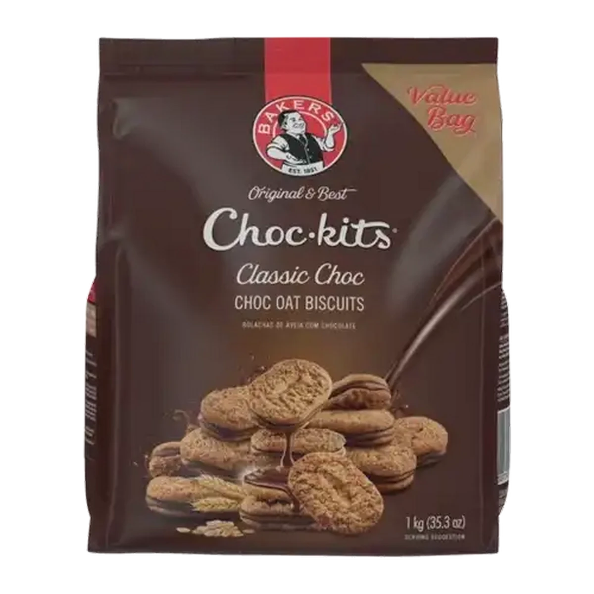 Checkers Sixty60 | Bakers Choc-kits Classic Chocolate Oat Biscuits 1kg