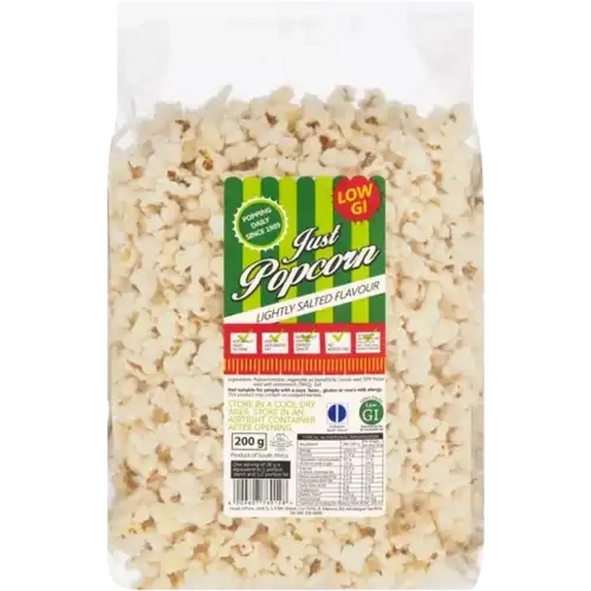 Checkers Sixty60 | Just Popcorn Lightly Salted Flavour Popcorn 200g