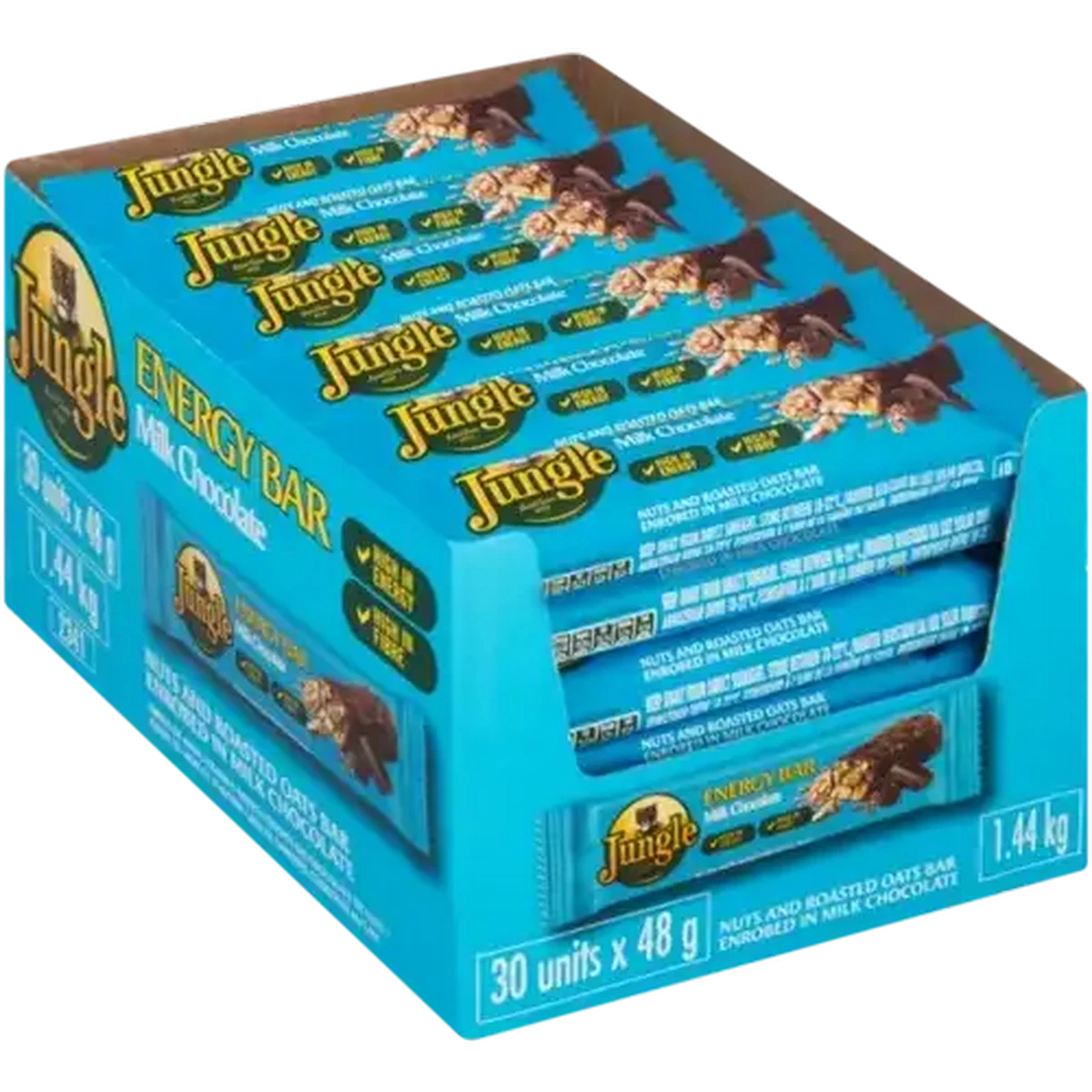 Checkers Sixty60 | Jungle Milk Chocolate Energy Bar 30 x 48g