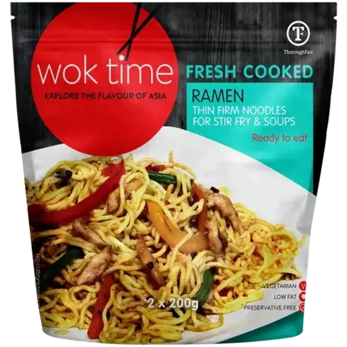 Checkers Sixty60 | Wok Time Fresh Cooked Ramen Noodles 2 x 200g