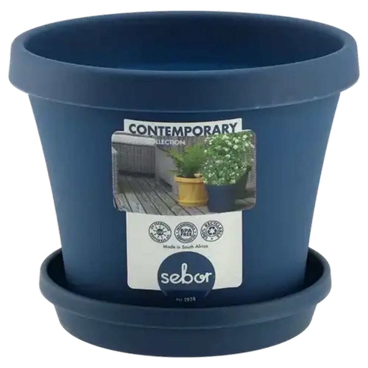 Checkers Sixty60 | Sebor Contemporary Blue Plant Pot 15cm