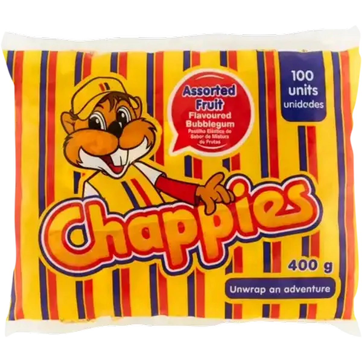 Checkers Sixty60 | Chappies Assorted Fruit Flavoured Bubblegum 100 Pack