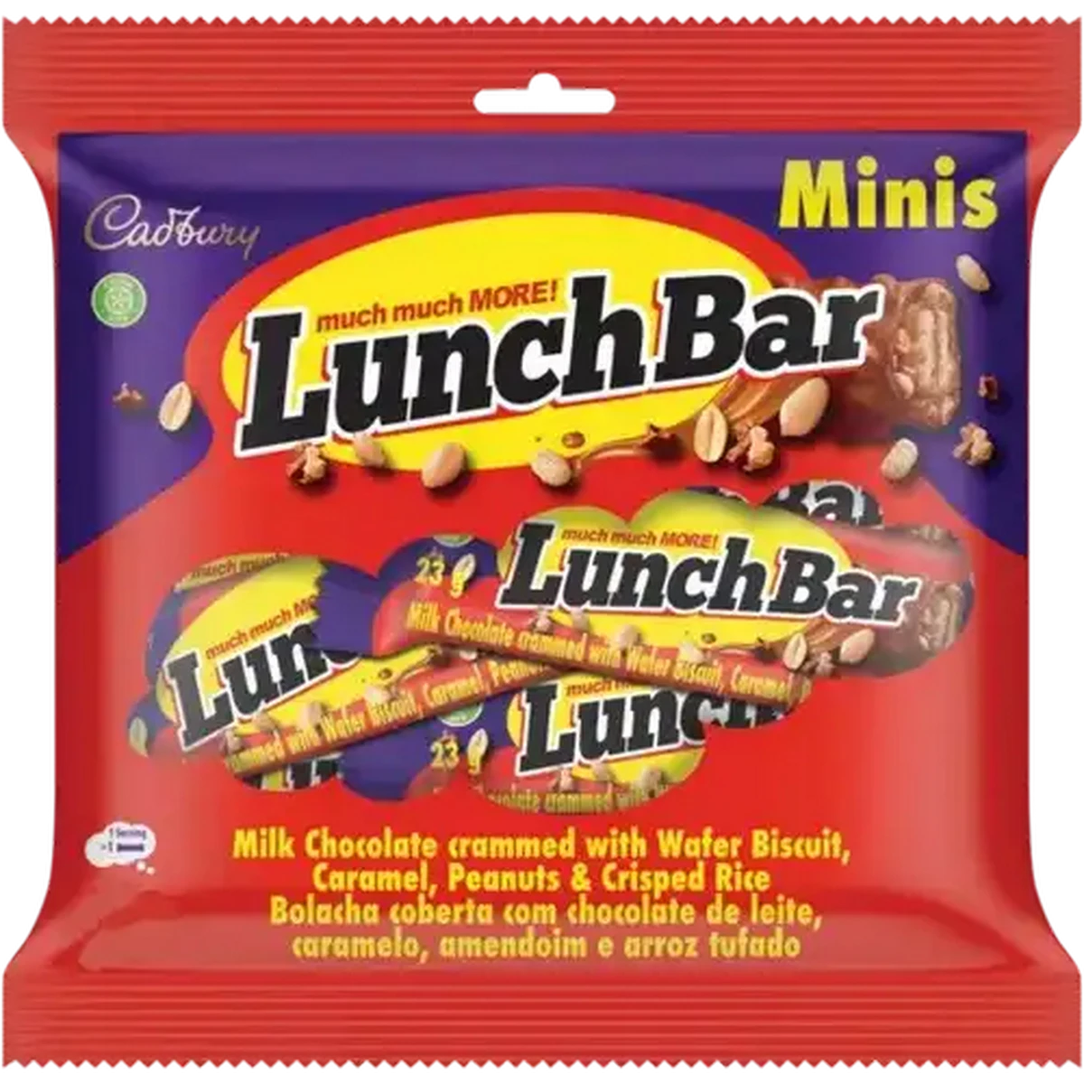 Checkers Sixty60 | Cadbury Lunch Bar Mini Milk Chocolate Bars 168g
