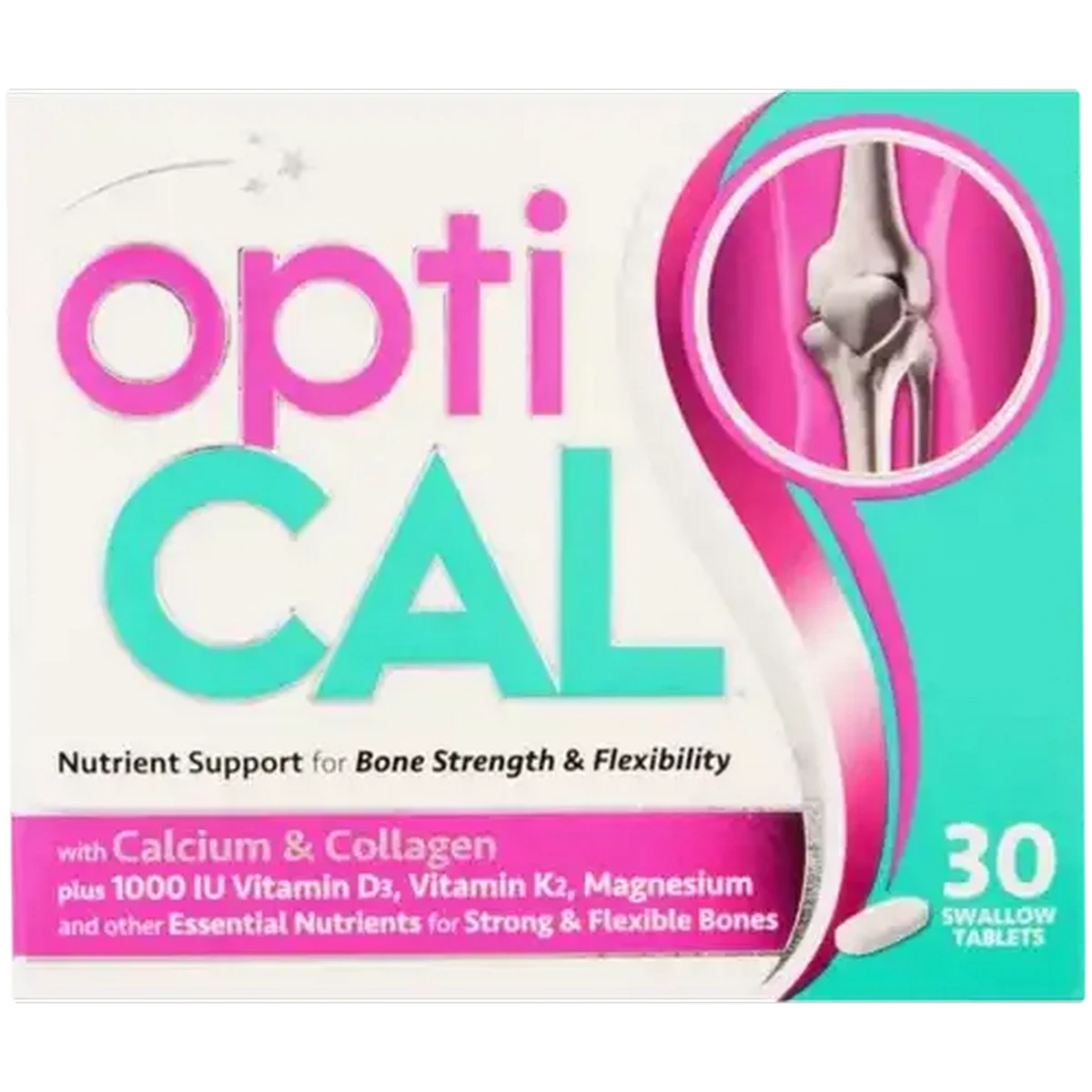 Checkers Sixty60 | Opti-CAL Calcium & Collagen Swallow Tablets 30 Pack