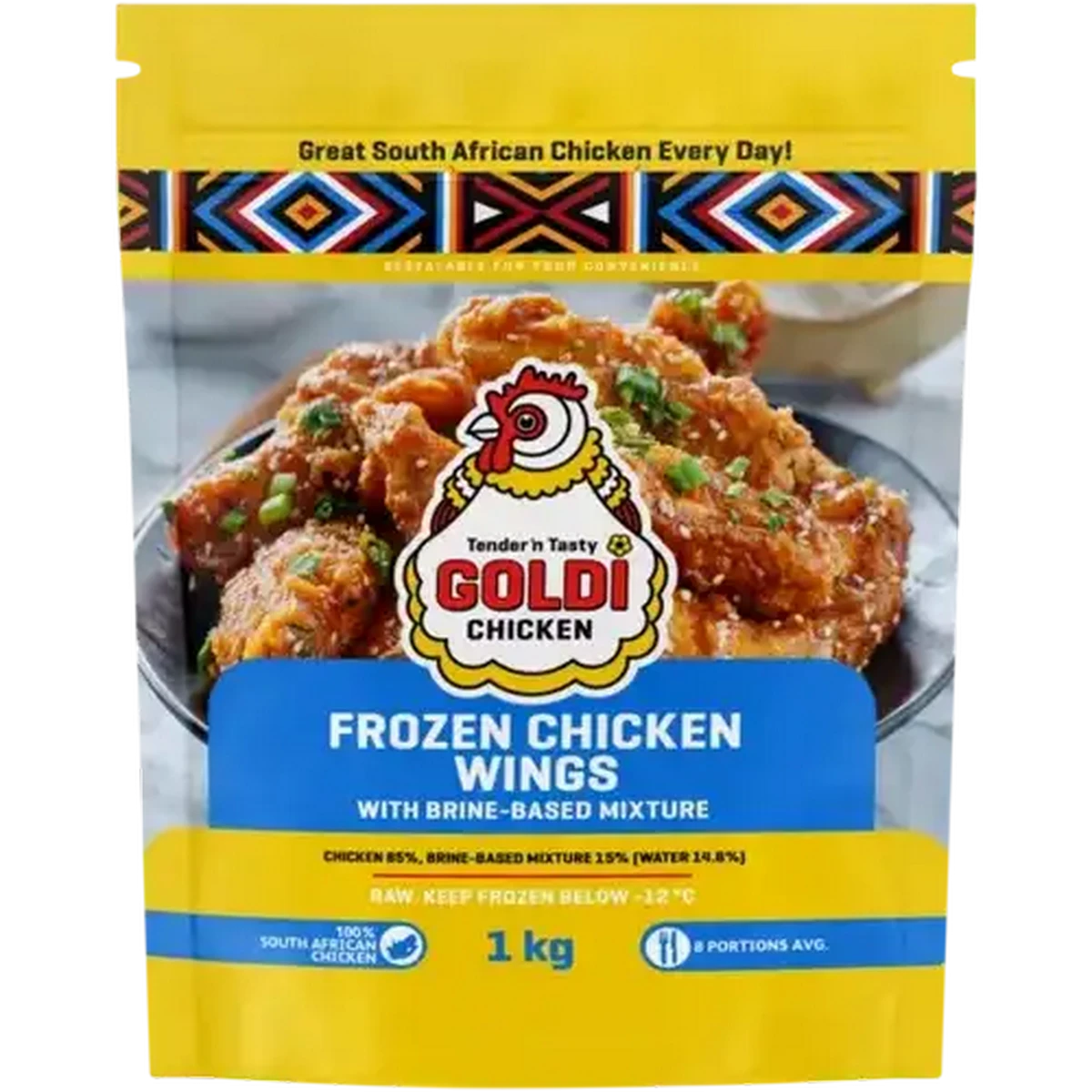 Checkers Sixty60 | Goldi Chicken Frozen Chicken Wings 1kg