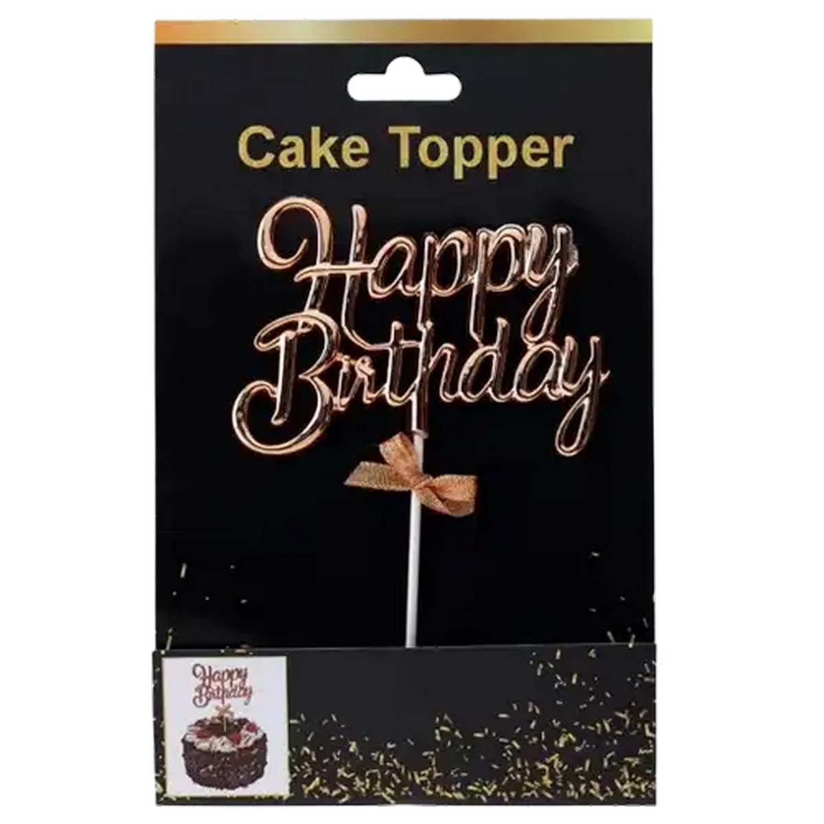 Checkers Sixty60 | Occasions Happy Birthday Rose Gold Cake Topper