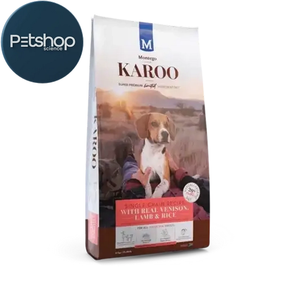 Checkers Sixty60 | Montego Karoo Venison & Lamb Adult Dry Dog Food 15kg